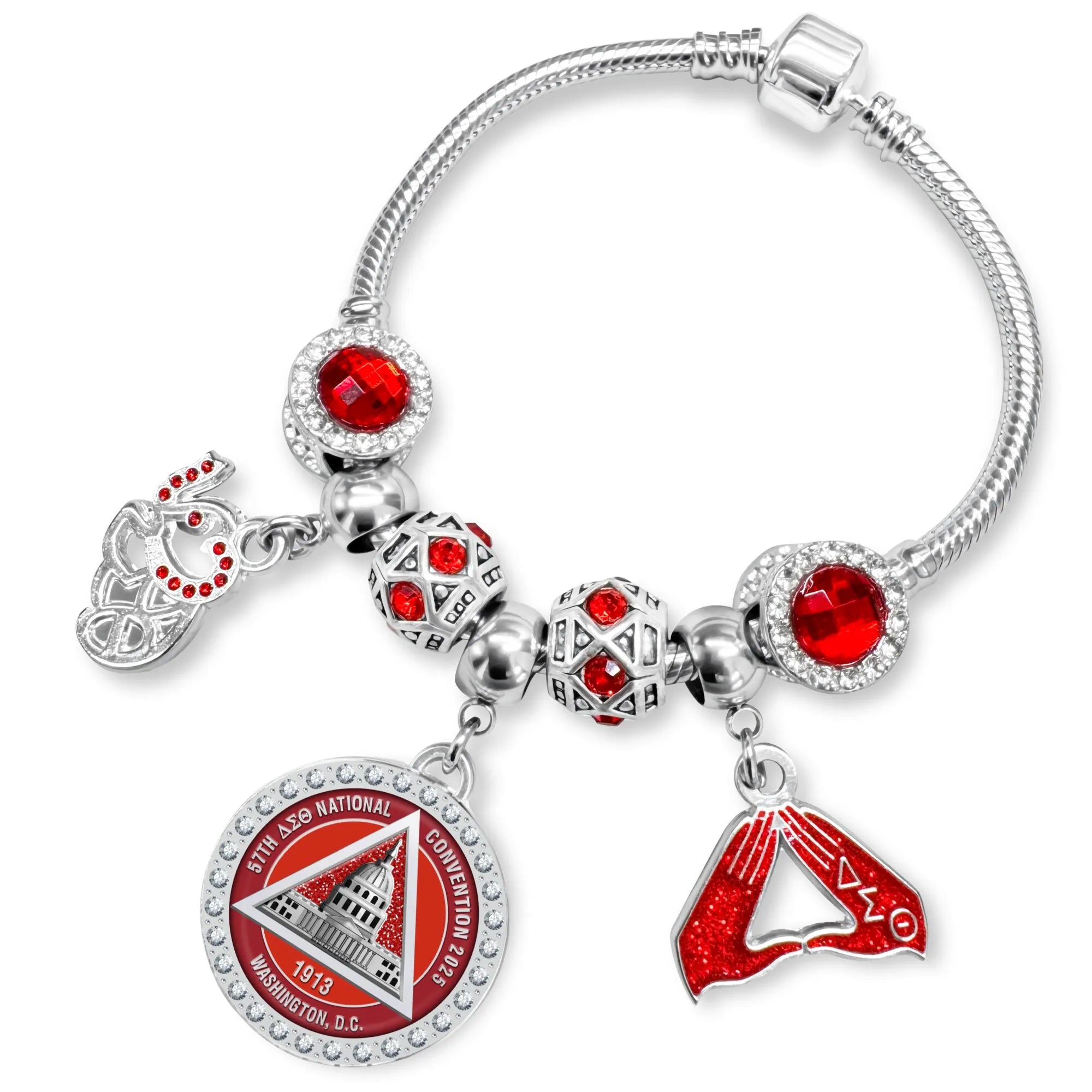 ΔΣΘ 57th National Charm bracelet #2 - Delta Sigma Theta | DST Sorority ...