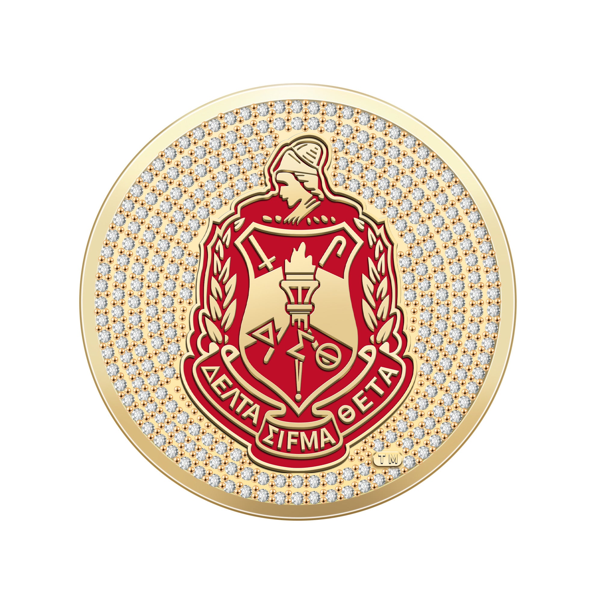 DST Crest Brooch – Gratia Pearl