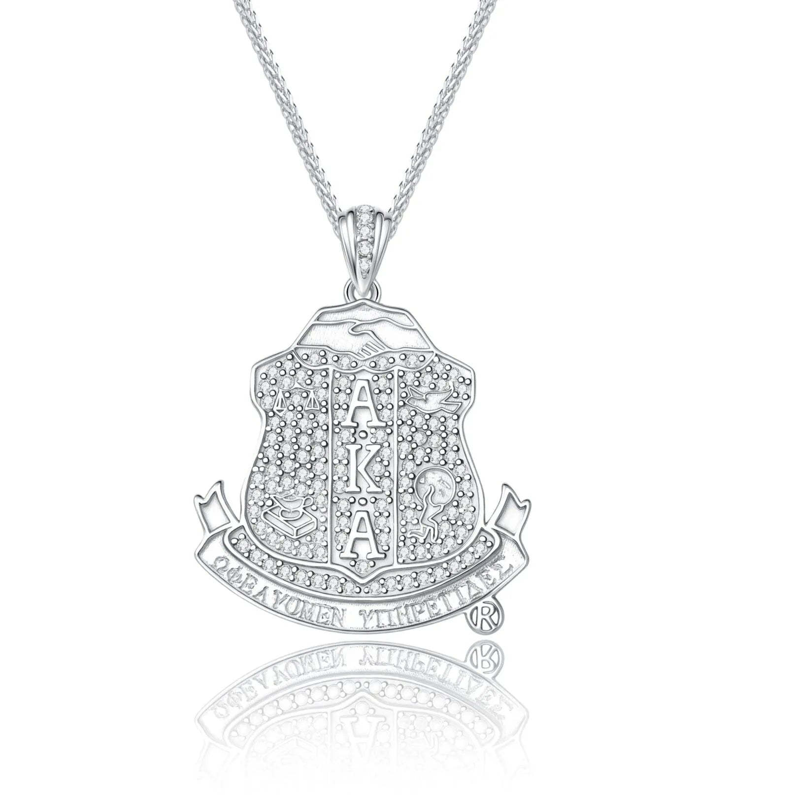 AKA Shield Sterling Silver Pendant (Chain Sold Separately) | AKA ...