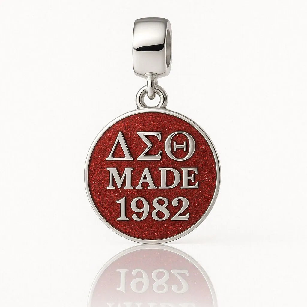 ΔΣΘ Made 1982 - Delta Sigma Theta Charm, Member Intake MIP, Fits ...