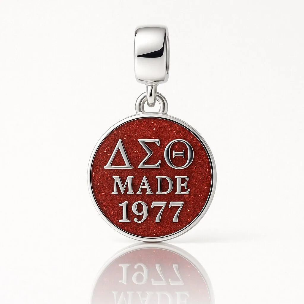 ΔΣΘ Made 1977 - Delta Sigma Theta Charm, Member Intake MIP, Fits ...