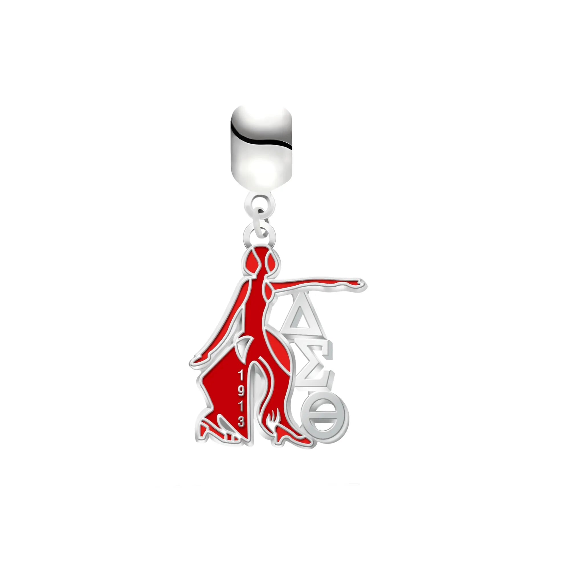 DST Fortitude Charm-Silver | DST Charm Fits Pandora | Gratia Pearl