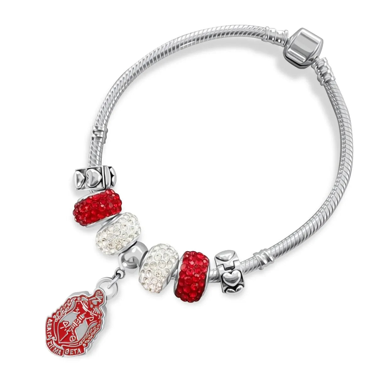 DST Starter Bracelet #1 | Shield | DST Sorority Bracelet | Gratia Pearl