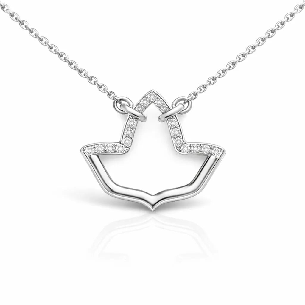 AKA Ivy Infinity Sterling Silver Necklace – Gratia Pearl