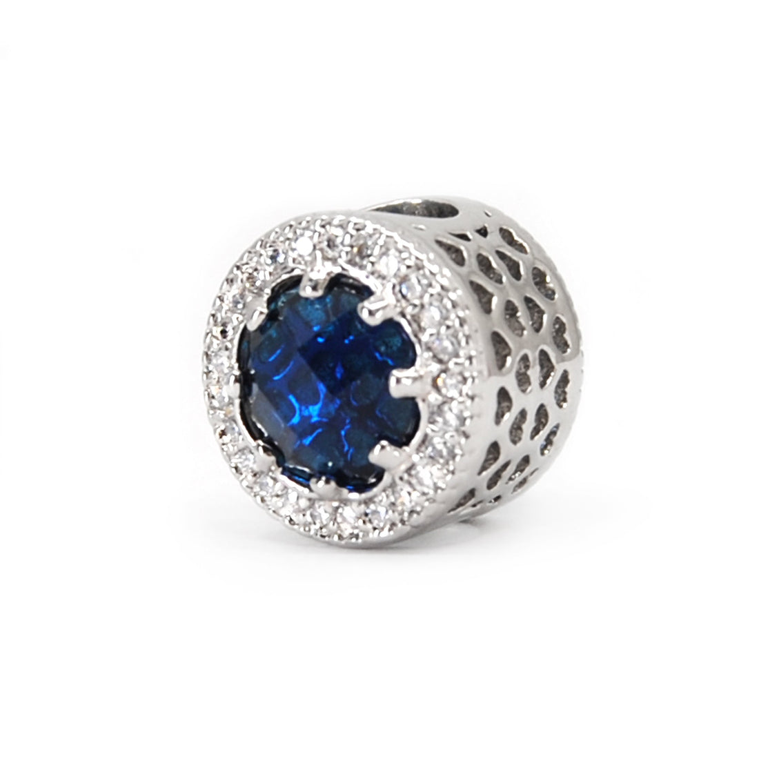 Fancy Blue Radiant Charm | Fits Pandora | D9 & HBCU Compatible | Gratia ...